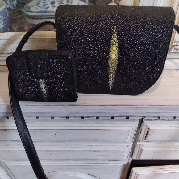 Oceanic stingray | Bags | Genuine Stingray Skin Purse And Wallet | Poshmark